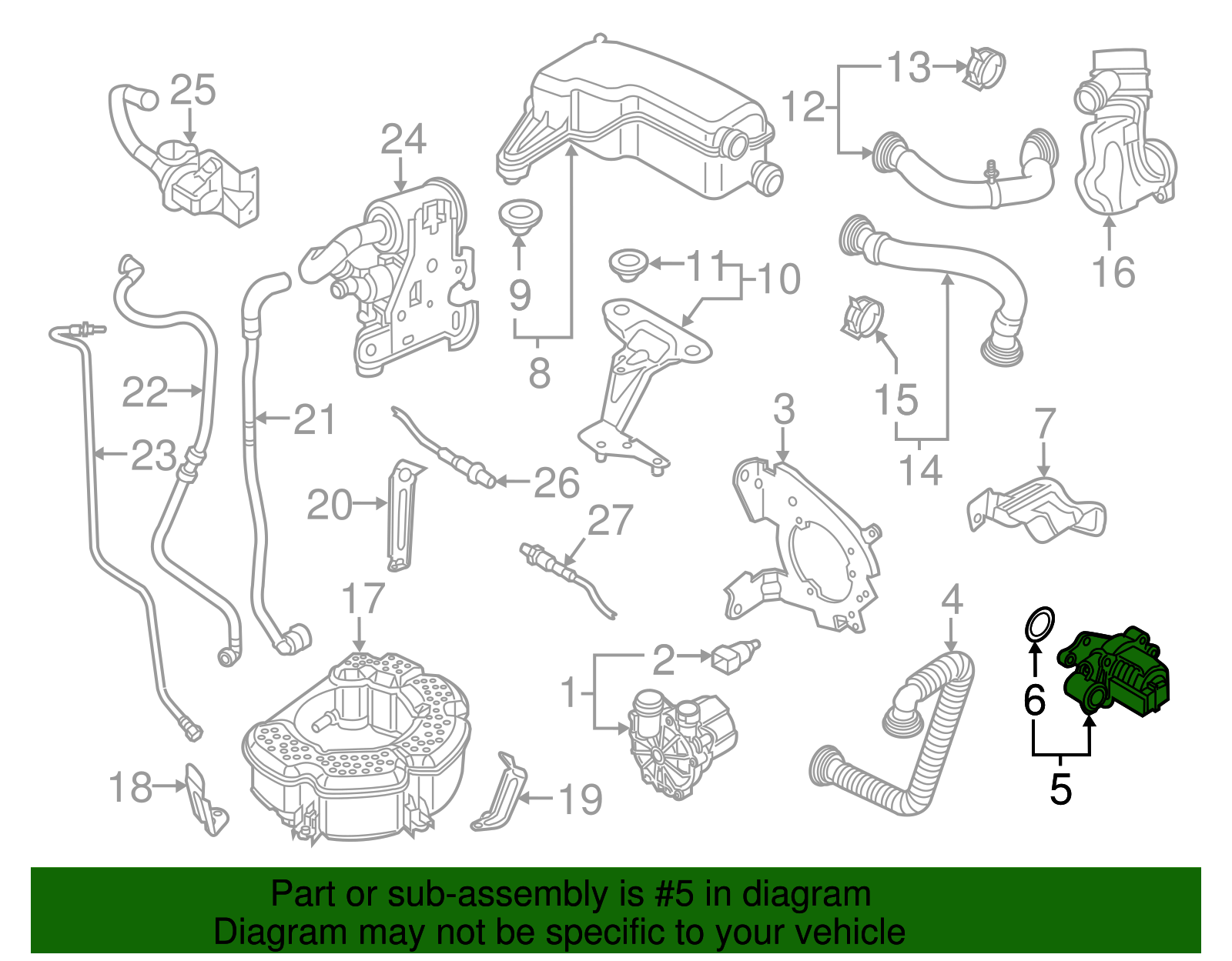 04E-131-097-B - Valve Assembly 2014-2018 Volkswagen Jetta | Wolfsburg ...