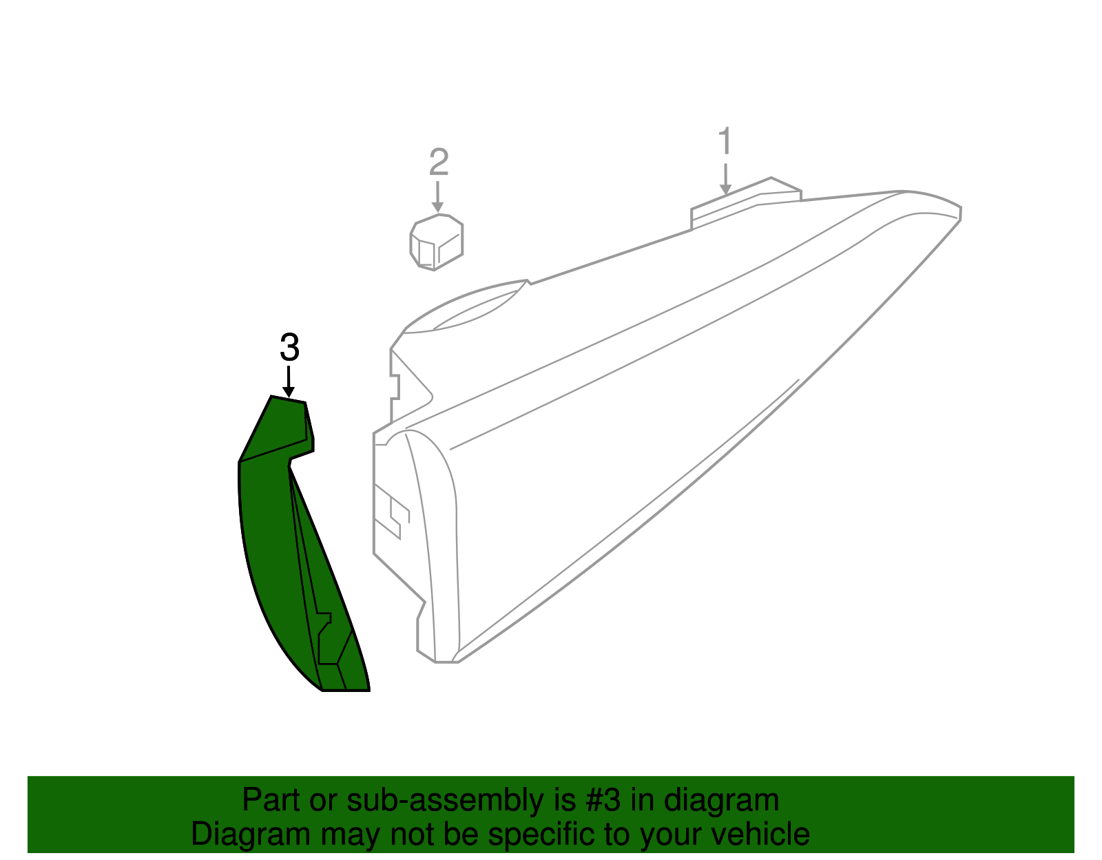 2017-2019 Infiniti QX30 Backup Lamp Assembly Rim 26557-5DC1A | Infiniti ...
