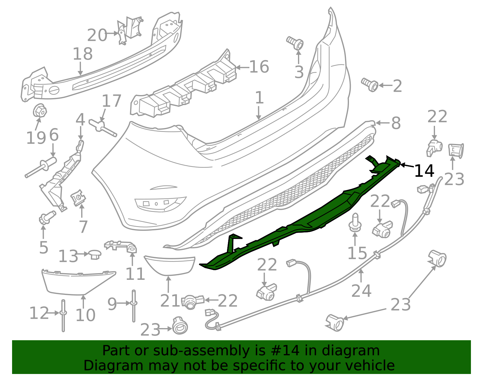 D2BZ-17808-BA - High-Quality Stone Deflector for 2014-2019 Ford Fiesta ...
