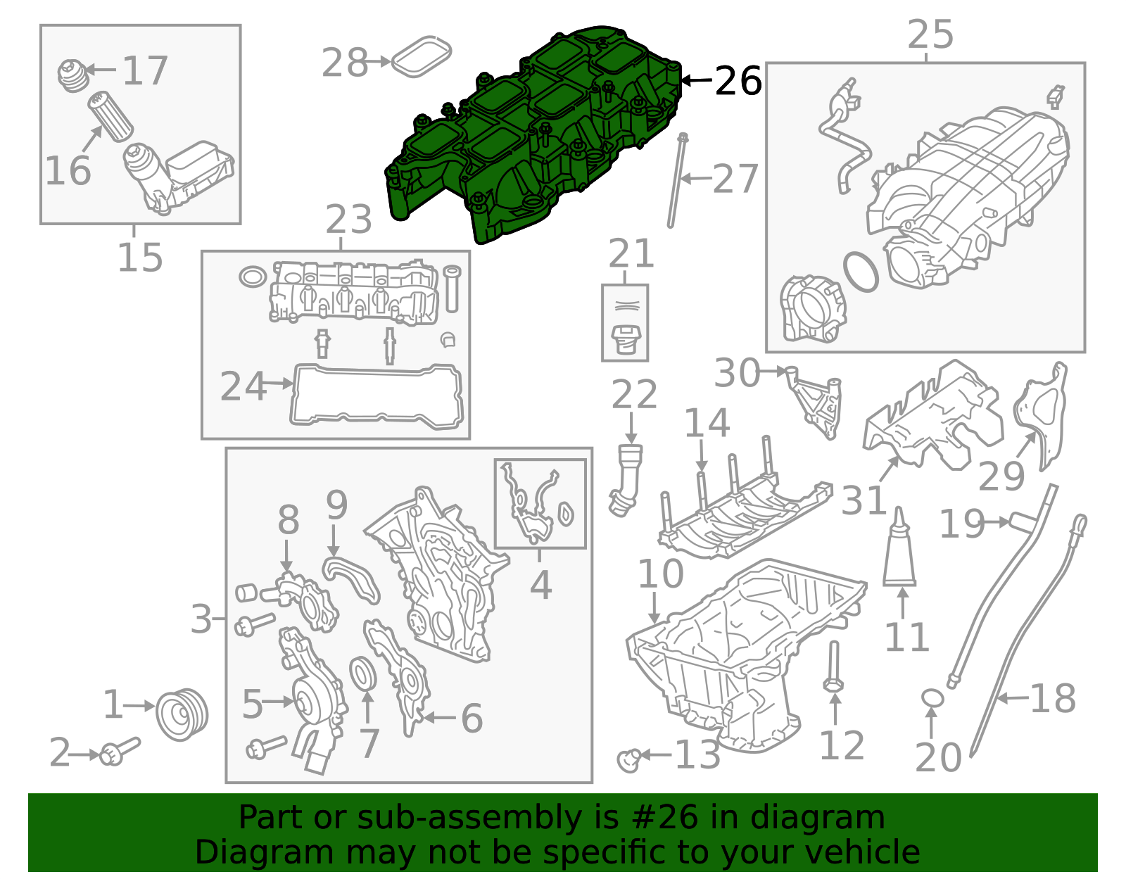 Intake Manifold 05281803AA | Mopar Parts Canada