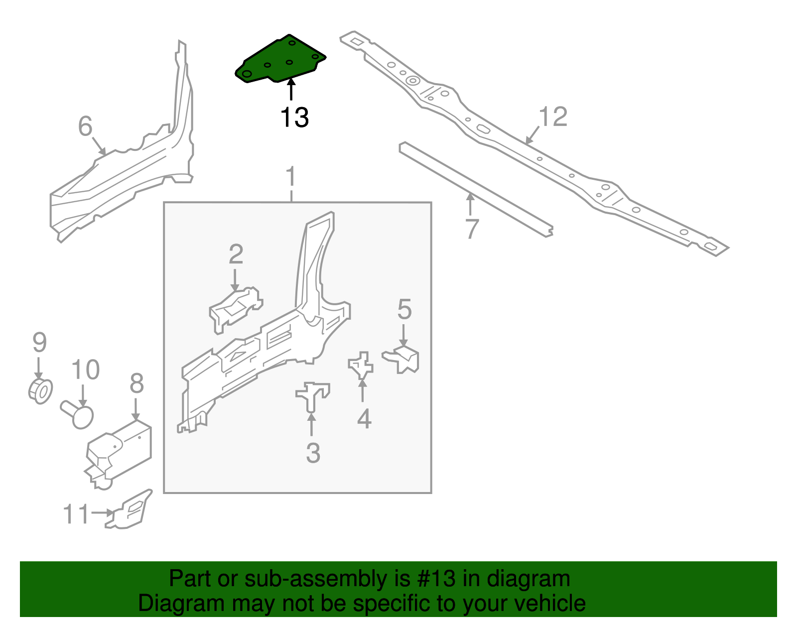 32277168 - Cross Bar - 2018-2020 Volvo | Volvo OEM Parts Direct