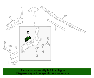 31395863 - Inner Rail Bracket - 2016-2021 Volvo | Volvo OEM Parts Direct