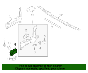 32377071 - 2018-2025 Volvo XC60 - Rail End | Volvo OEM Parts Direct