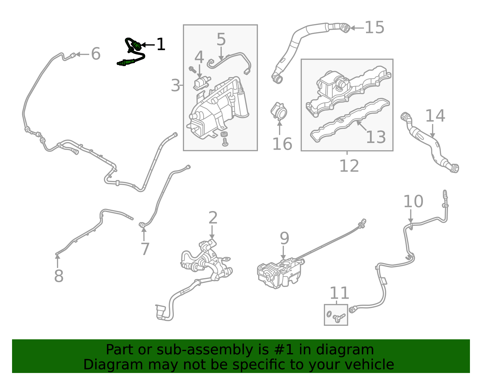 Genuine Oxygen Sensor for 2019-2025 Land Rover | Land Rover Part ...