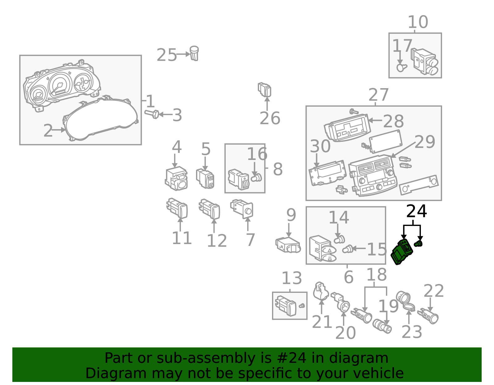 84751-AE010 - High-Quality Seat Heater Switch for 2004-2010 Toyota ...