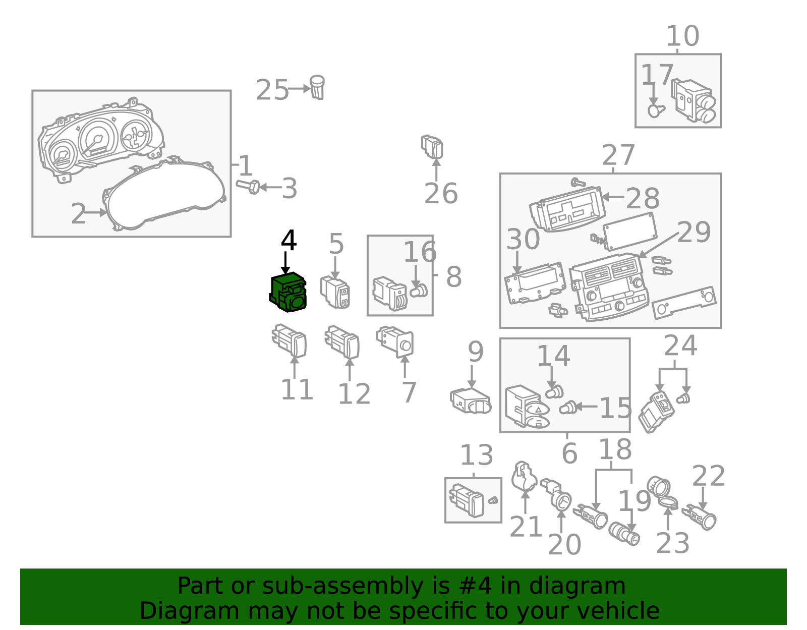 84872-0C010 - Mirror Switch - 2006-2010 Toyota Sienna | Nucar Toyota of ...