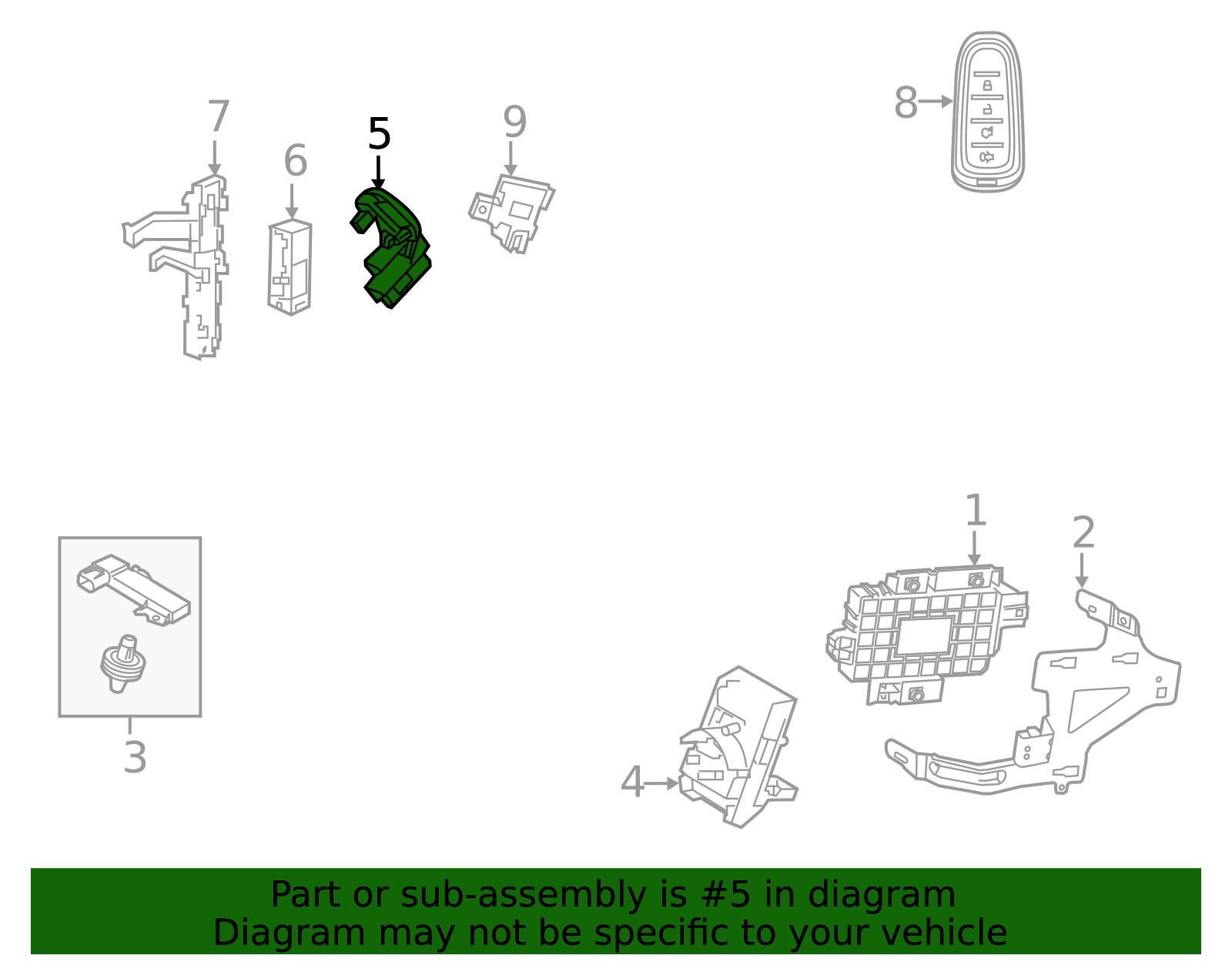 2016-2025 Ford | Ignition Immobilizer Module | GB5Z-15607-A | Walls ...
