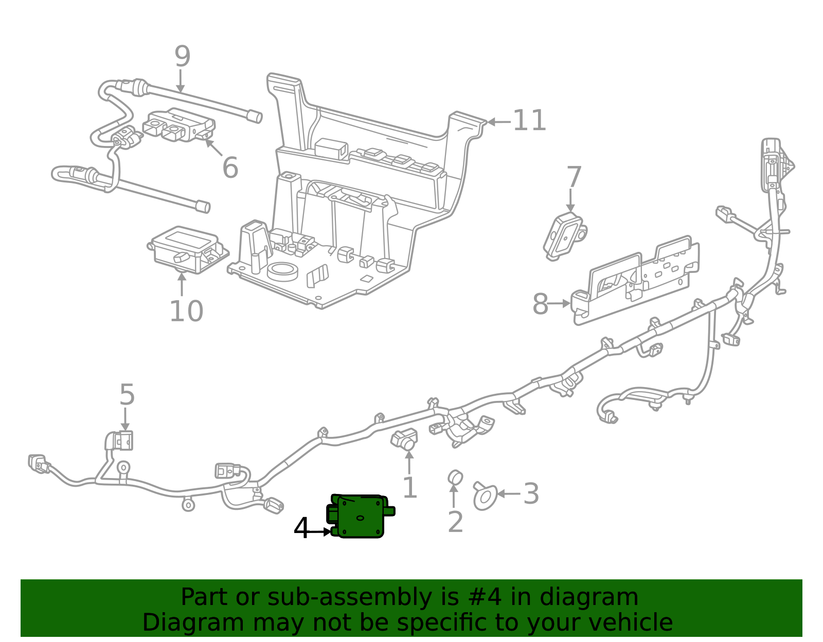 2022-2025 GM Object Sensor 85530064 GM | GMPartsDirect.com