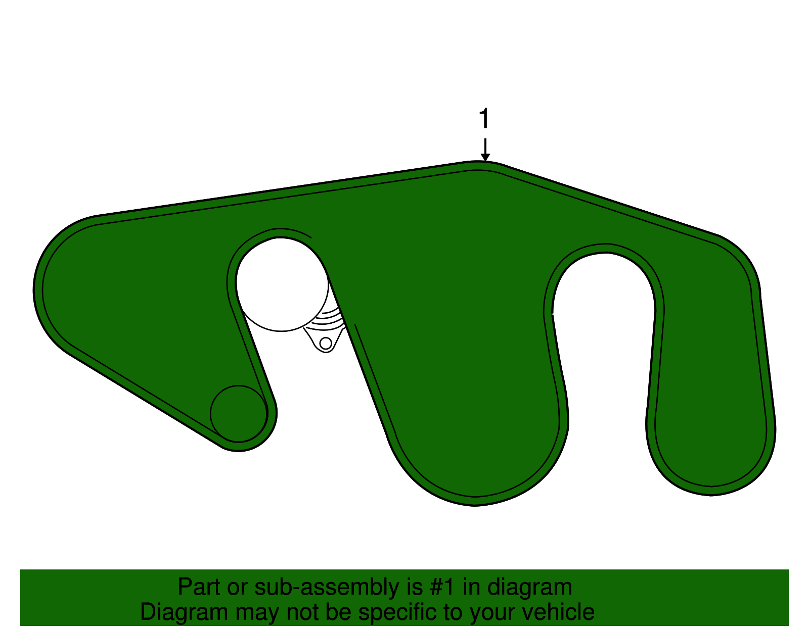 2004-2015 Nissan Serpentine Belt 11720-7S00A | TascaParts.com