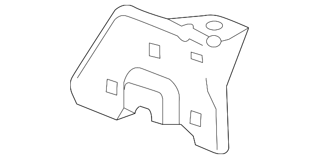 2014-2019 GM Front Driver Side Bumper Impact Bar Bracket 22757263 GM ...