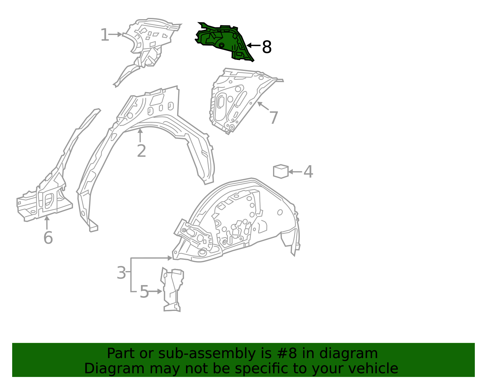 2018-2024 Toyota Camry Tail Lamp Pocket 61698-06909 | Toyota Parts Center