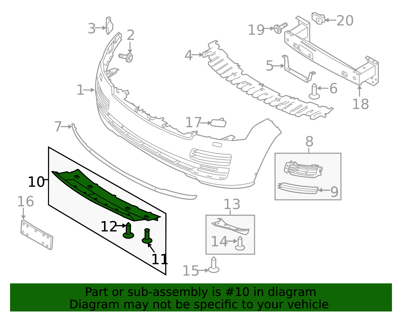 LR077157 - Under Cover - 2013-2017 Land Rover Range Rover | Land Rover ...