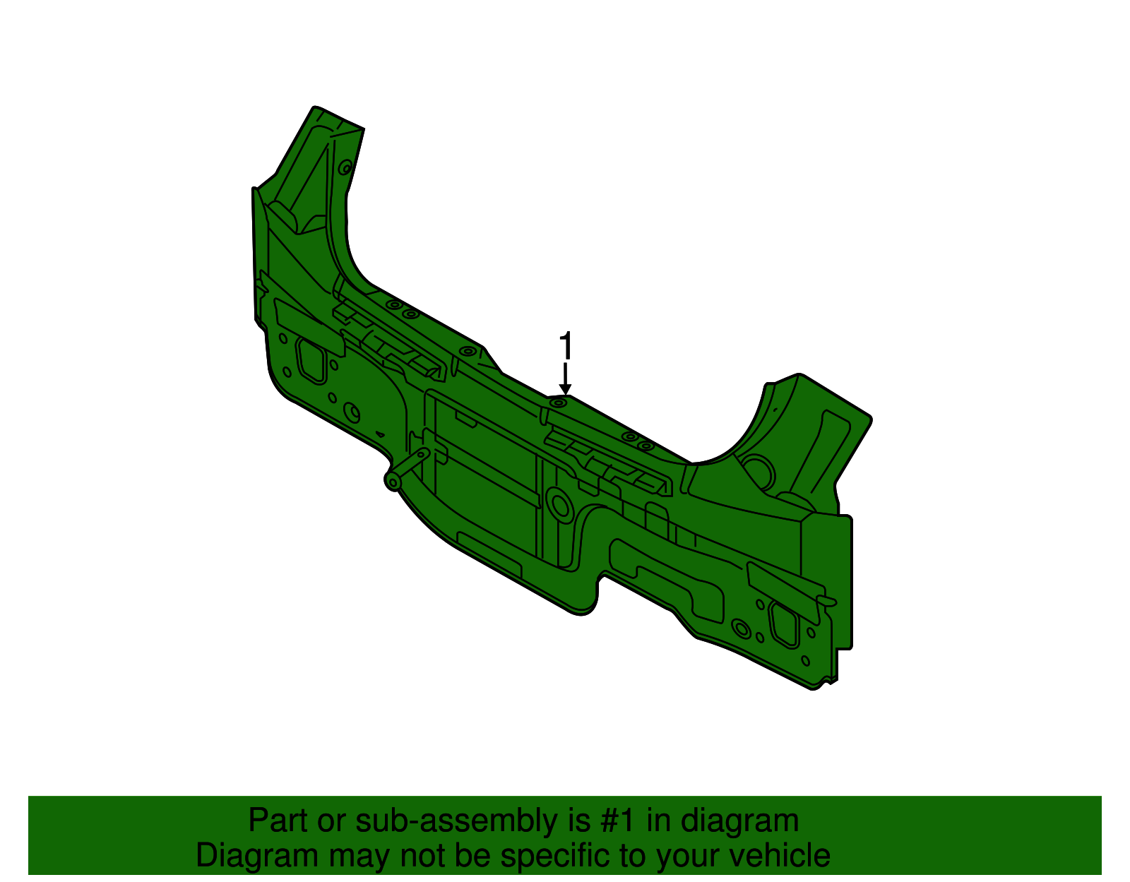 2012-2017 Kia Rio Rear Body Panel 69100-1W200-DS | Kia Parts Fast