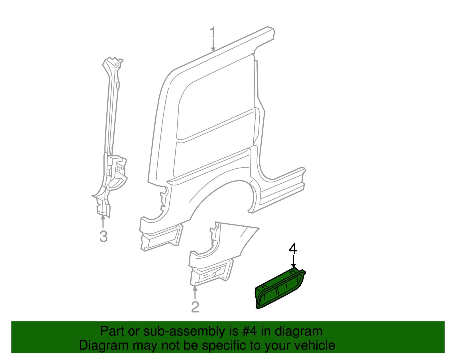 2013-2021 Nissan NV200 Pressure Vent 76804-JX30A | Nissan Parts Central