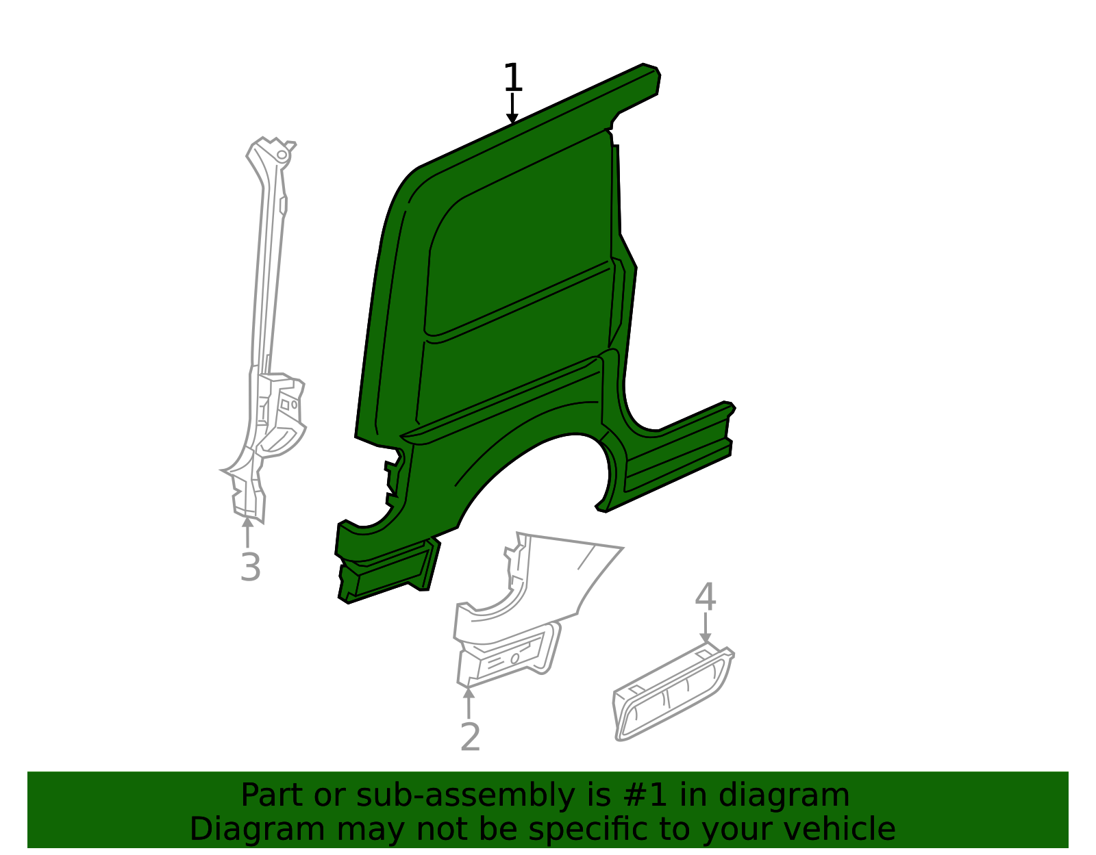 G8100-3LMAB - Side Panel 2013-2016 Nissan NV200 | Official Nissan Parts ...