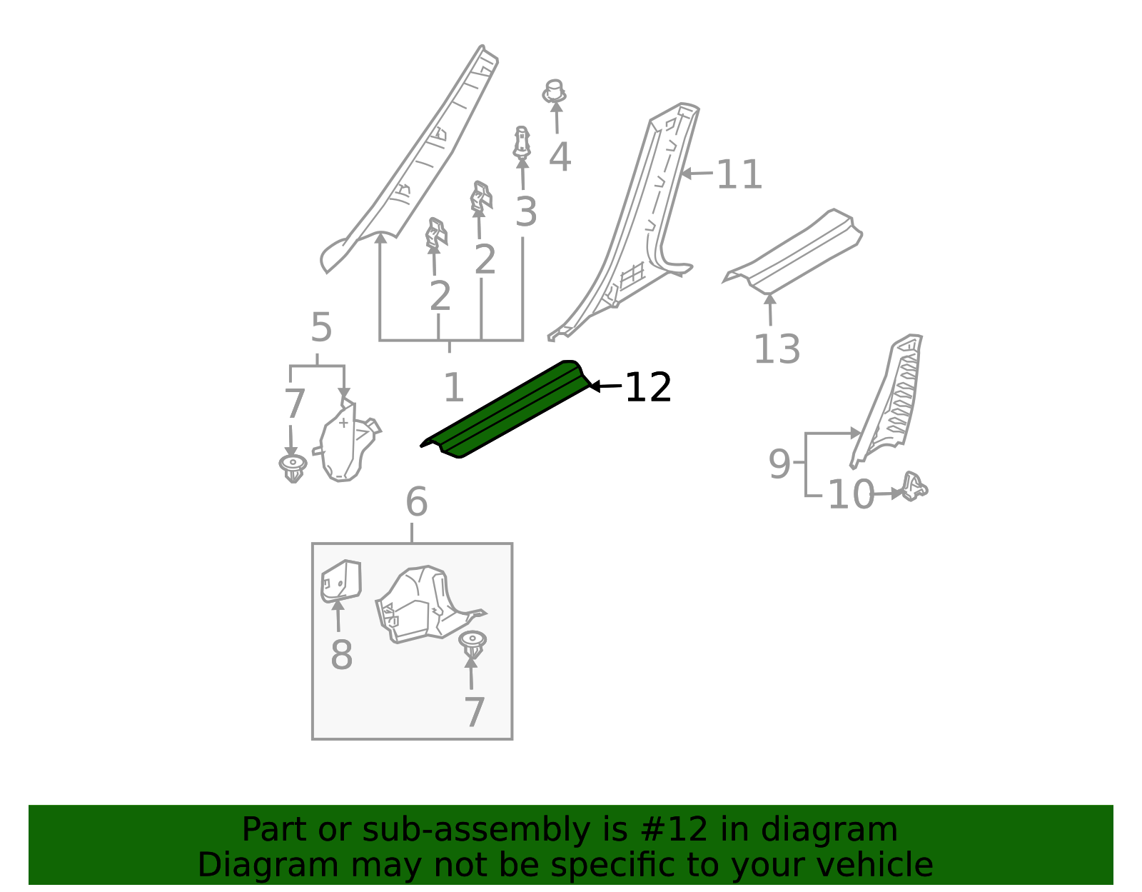 GK2E-68-720D-02 - High-Quality Door Sill Plate for AutoNation Parts