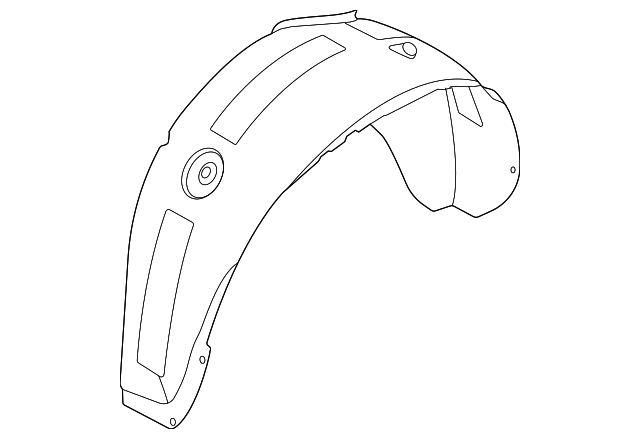 2021-2025 Kia Seltos Splash Shield 86821-Q5000 | TascaParts.com