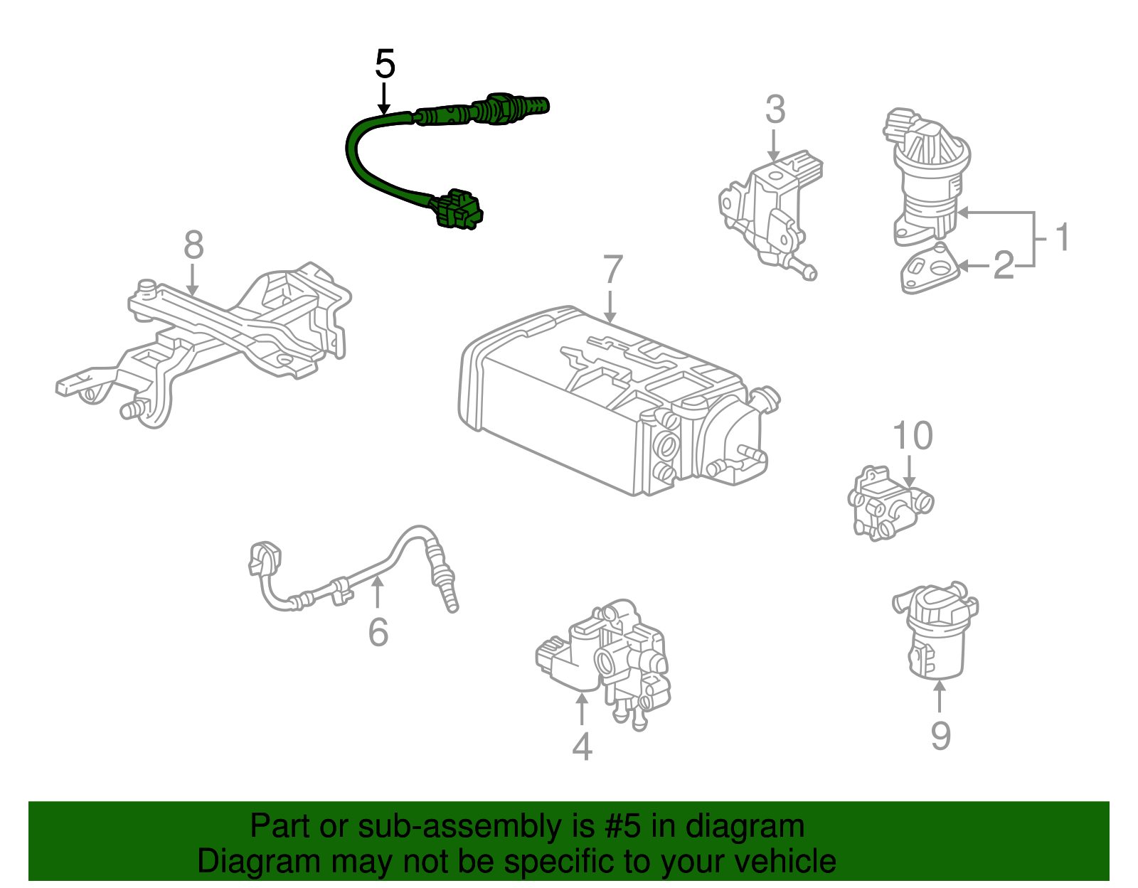 36531-PAA-305 - Oxygen Sensor 1998-2002 Honda Accord | Honda Parts Online