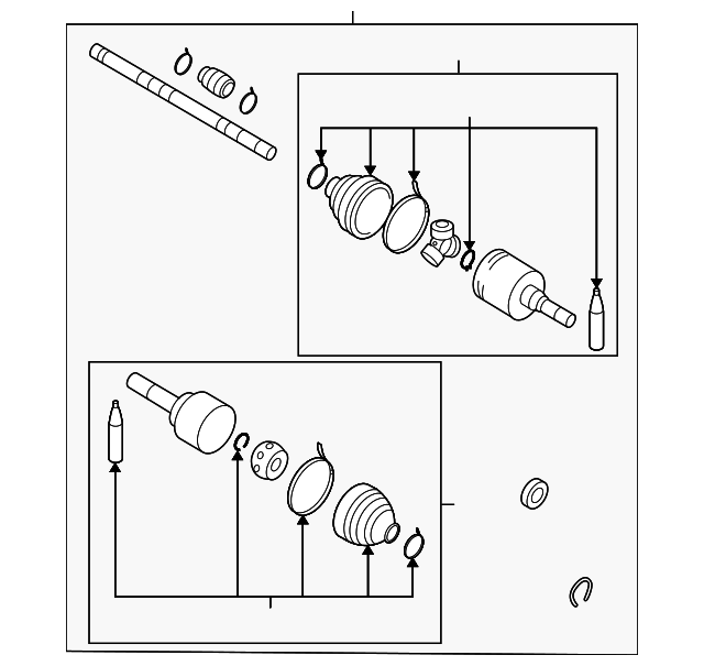 2018-2025 Nissan Axle Assembly - Passenger Side (RH) 39100-5RD1A ...