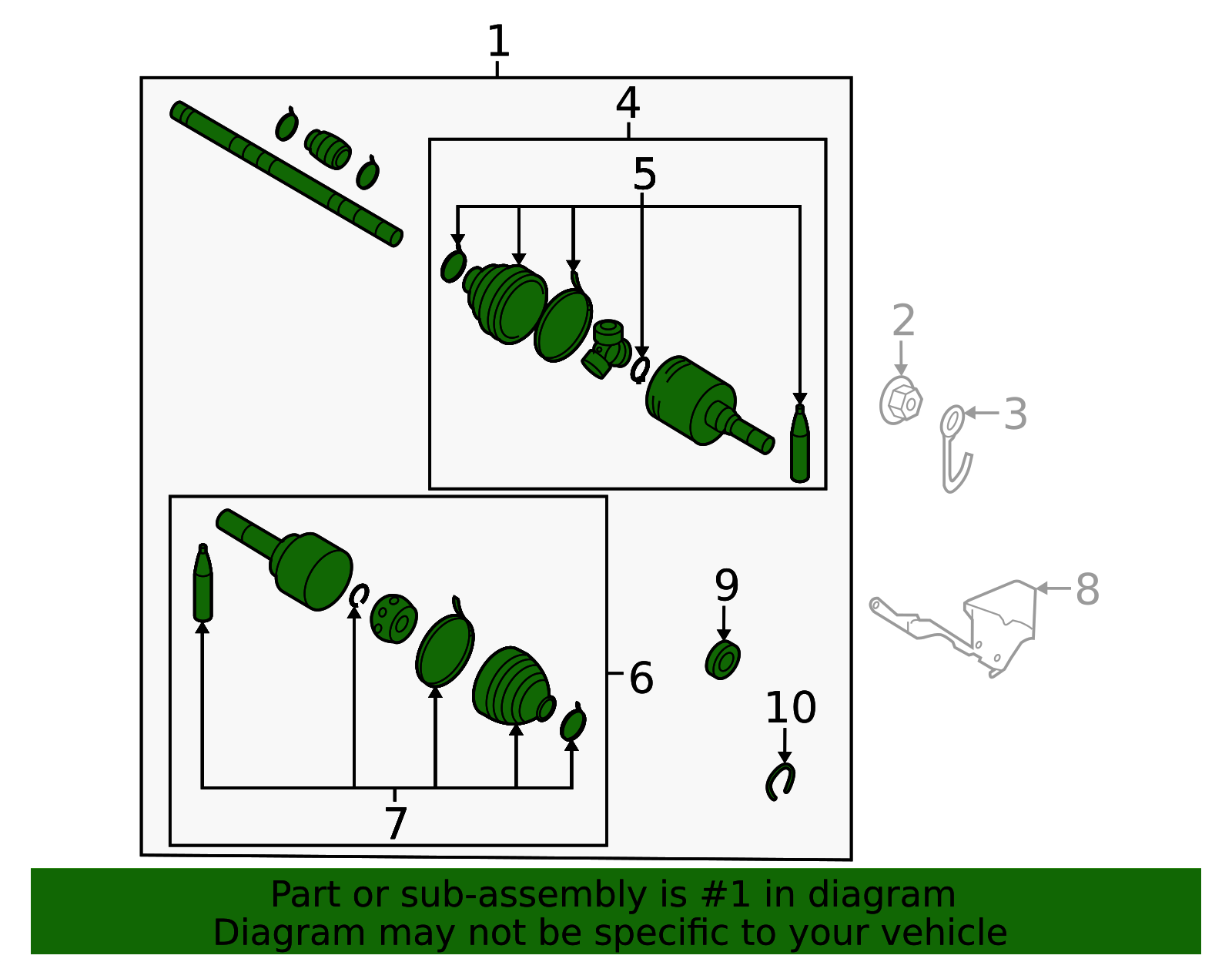 2018-2025 Nissan Axle Assembly 39100-5RD1A | Sullivan Brothers Nissan