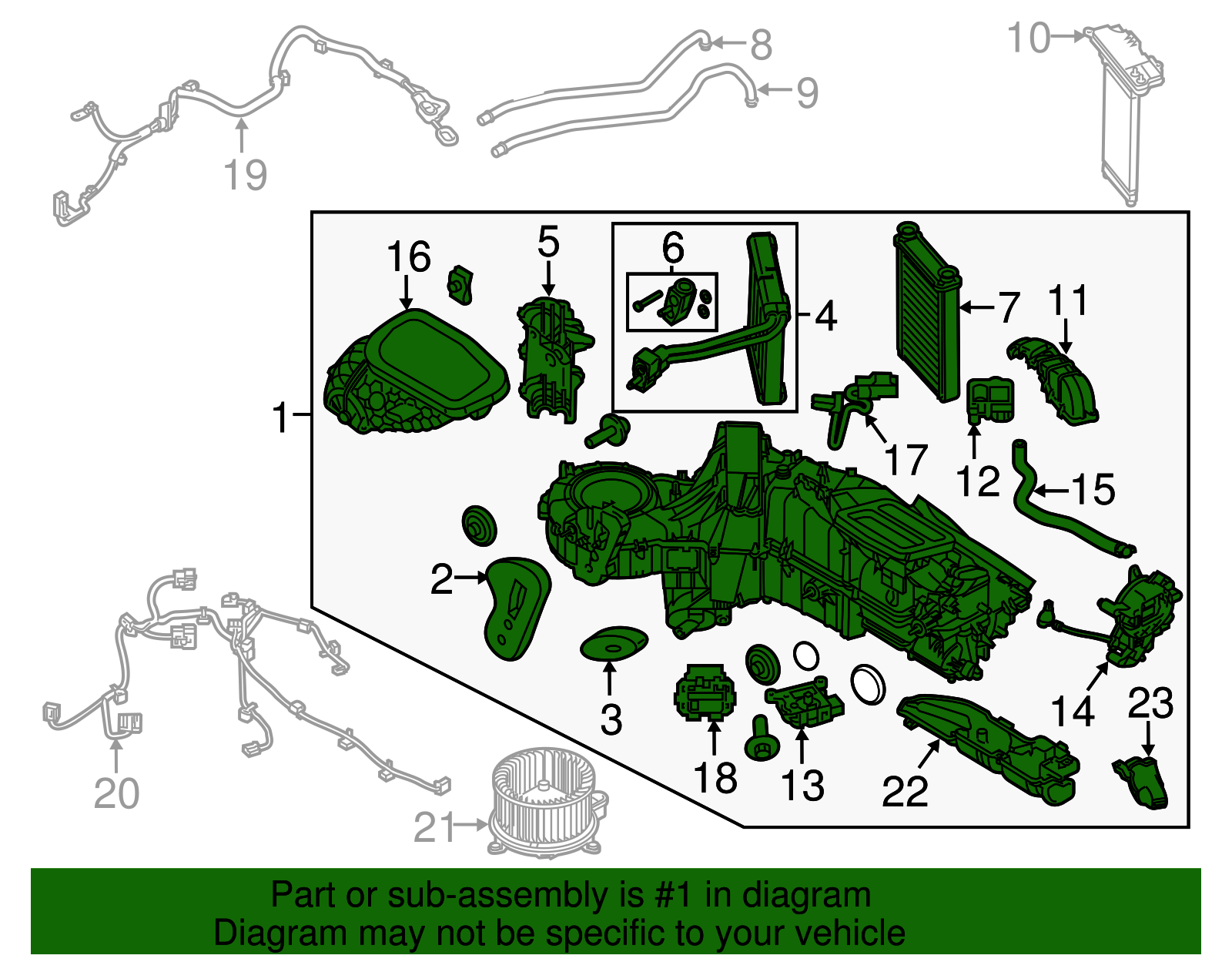 2011-2016 Ford | A/C Evaporator Core And Case Assembly | BC3Z-19B555-T ...