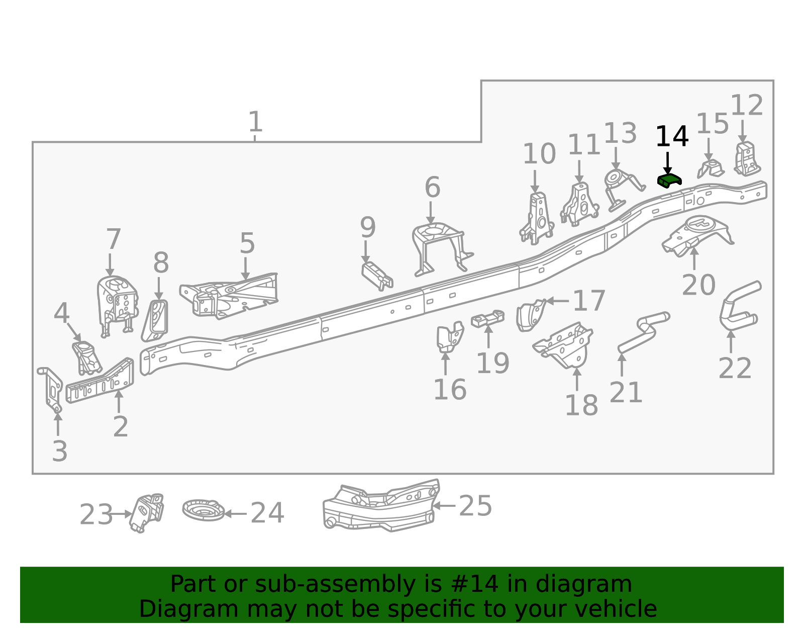 5174B-0C010 - Support Bracket 2022-2025 Toyota Tundra | Toyota San ...
