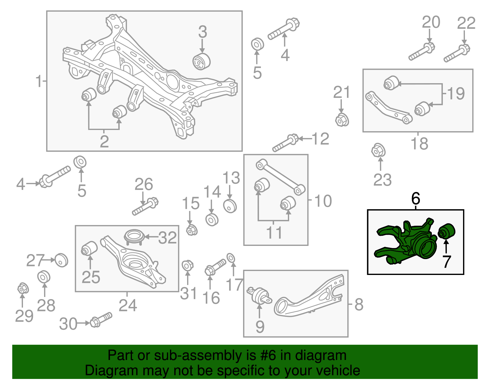 52710-3W000 - Knuckle 2011-2013 Kia Sportage | Kia.Parts Store
