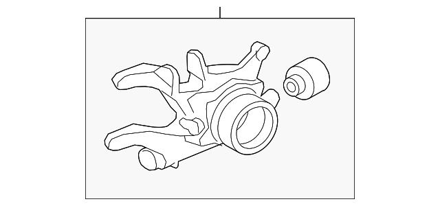 2011-2013 Kia Sportage Knuckle - Driver's Side (LH) 52720-3W100 ...