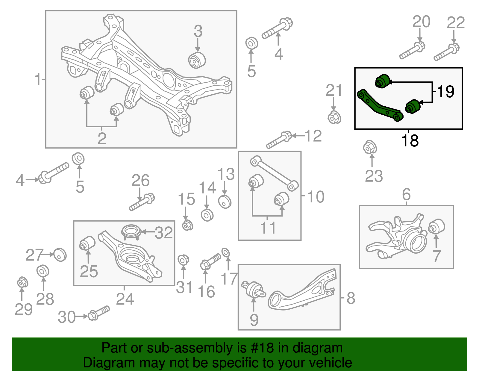 2011-2016 Kia Sportage Upper Control Arm 55100-2S150 | OEM Parts Online