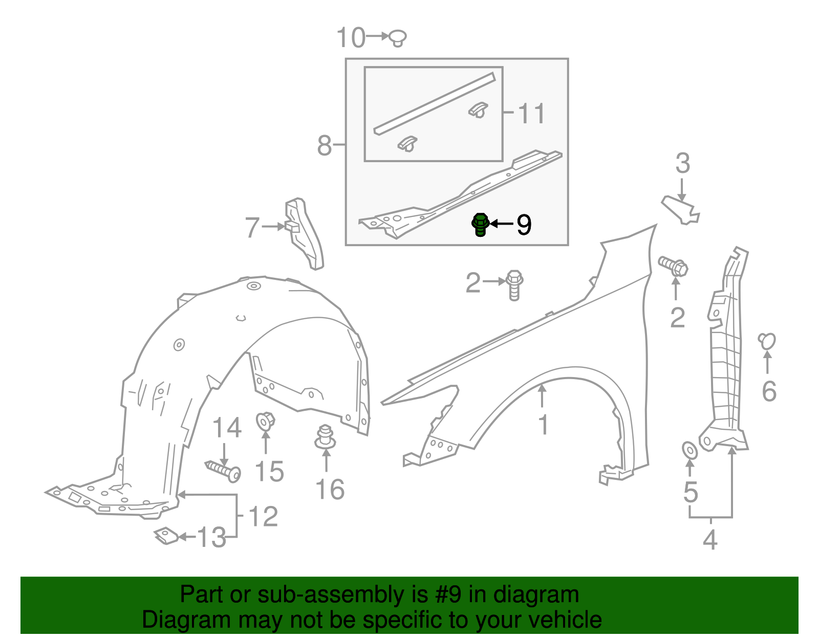 91560-S9A-A01 - Lower Trim Panel Retainer Clip 2002-2025 Honda | Honda ...