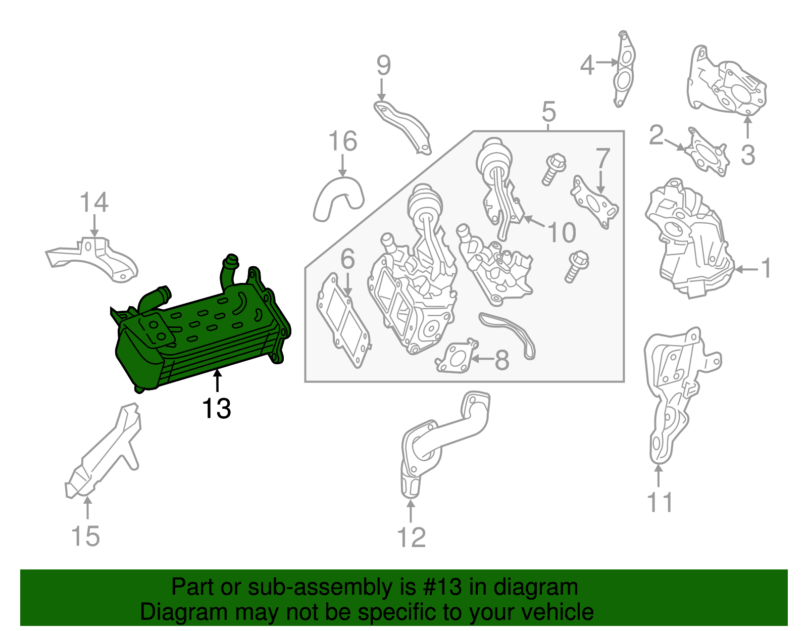 651-140-07-00 - Mercedes-Benz Cooler 2013-2022 Mercedes-Benz ...