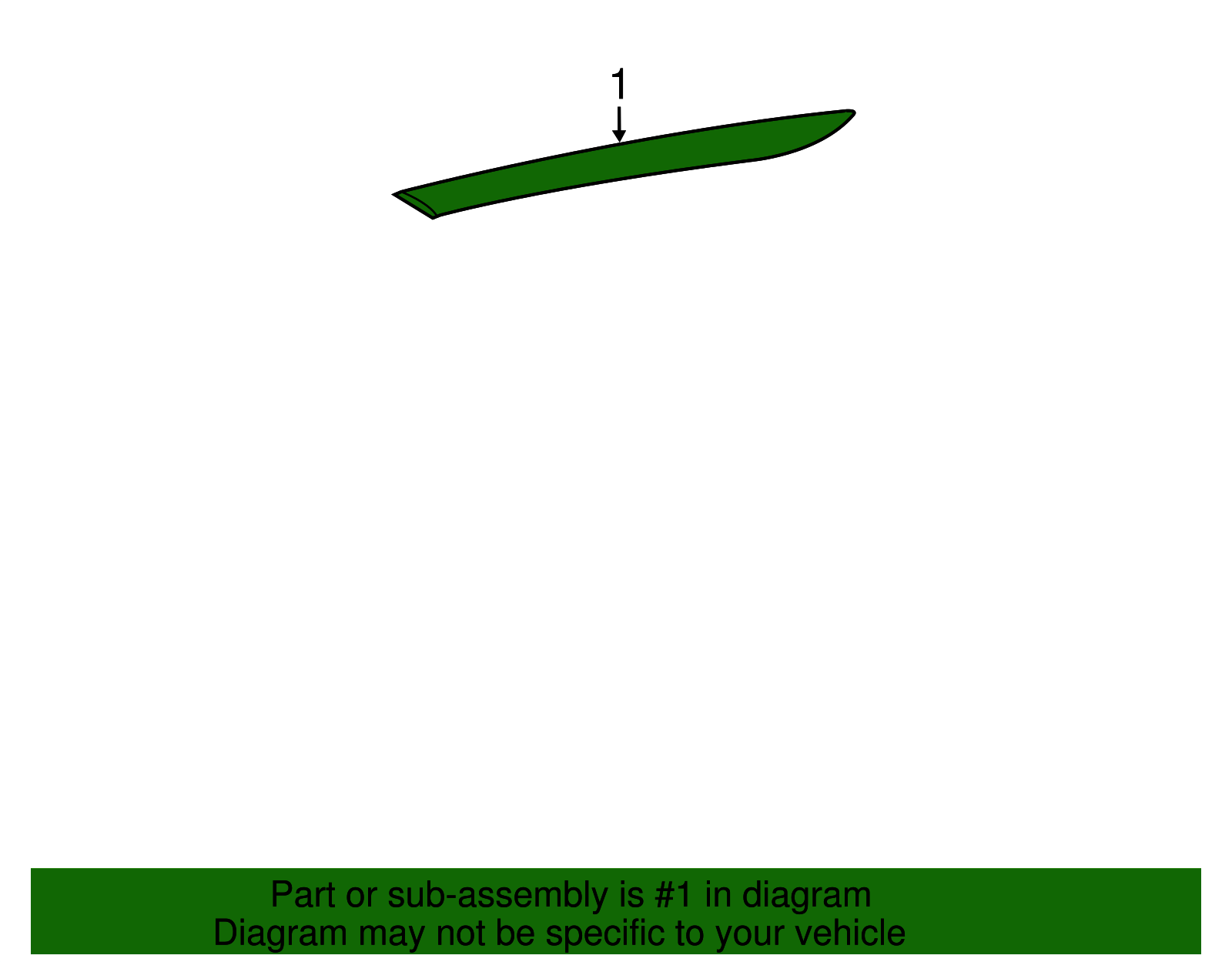 87860-2T000 - Quarter Panel Molding 2011-2016 Kia Optima | Kia.Parts Store