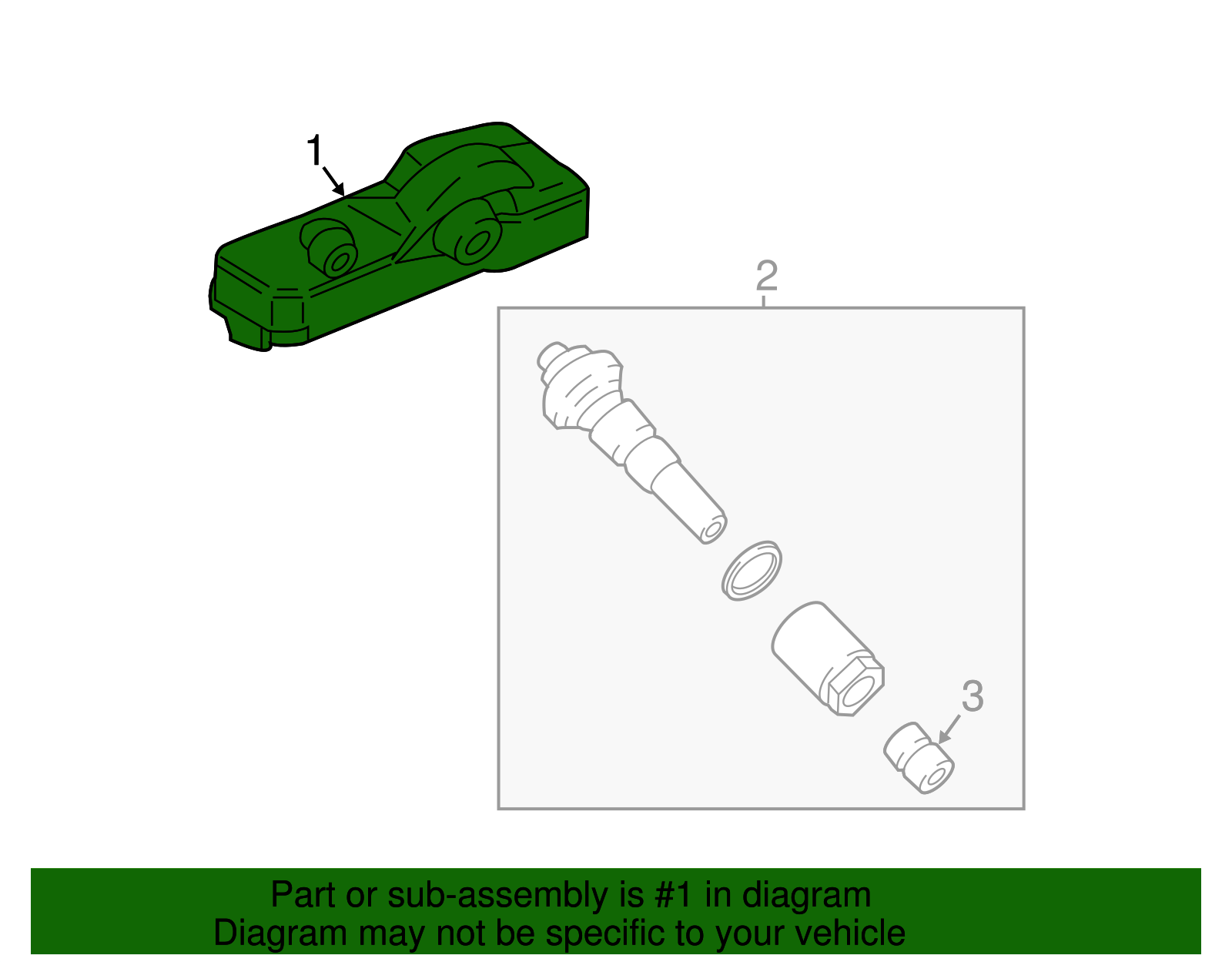 TPMS-49 - High-Quality Motorcraft™ Tire Pressure Monitoring System ...