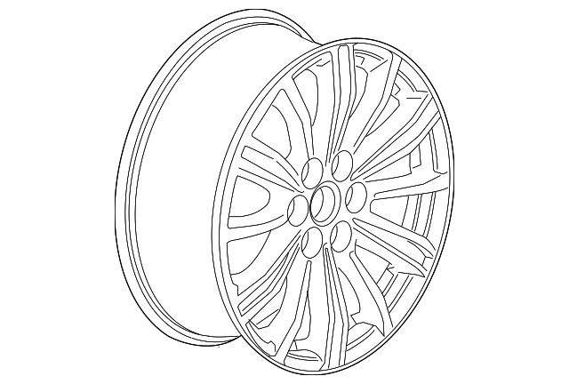 2020-2025 Cadillac XT5 18x8 Aluminum Wheel 84180450 | Capital Chevy Parts