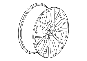 2020-2022 Cadillac 20 Wheel, Midnight Grey 84520429 | Capital Chevy Parts