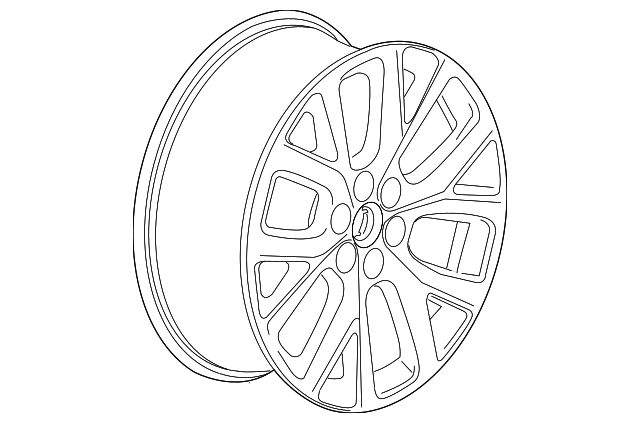 2018-2022 Cadillac 20 Wheel, Midnight Grey 84520429 GM | GMPartsDirect.com