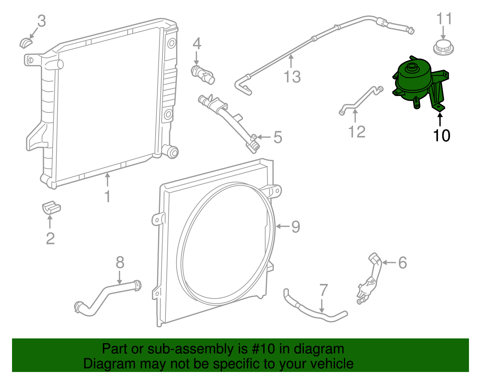 2L5Z-8A080-AA - Ford Reservoir 2001-2011 Ford Ranger | Performance Auto ...