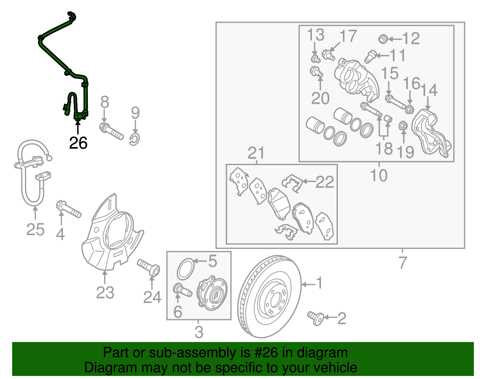 2013-2019 Hyundai Front Speed Sensor 95671-2W000 | OEM Parts Online