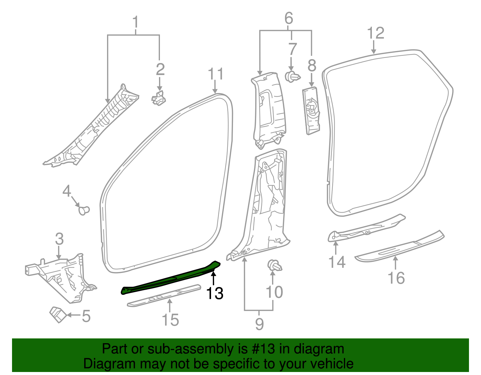 Door Sill Plate 67914-50160-E0 - Genuine Lexus Protection | AutoNation ...