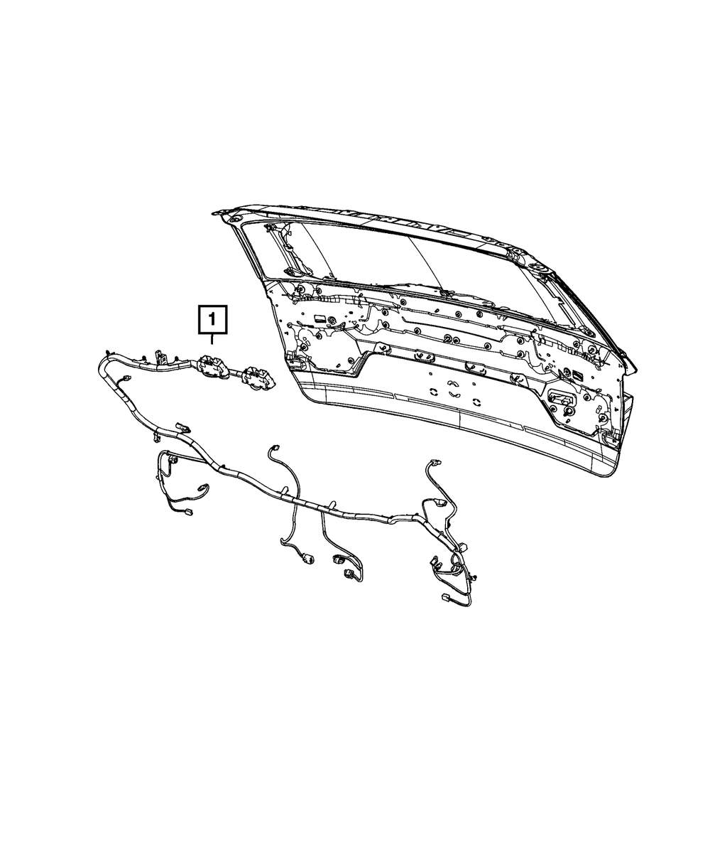 68487800AF - Lift-Gate Wiring The Official Mopar eStore