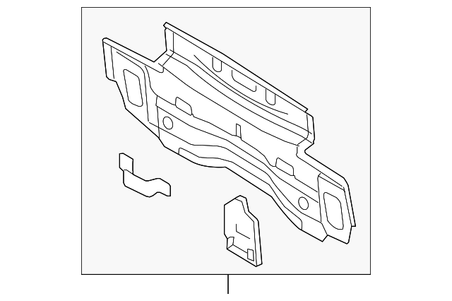 2009-2017 Volkswagen CC Rear Body Panel 3C8-813-301 | vwpartscenter