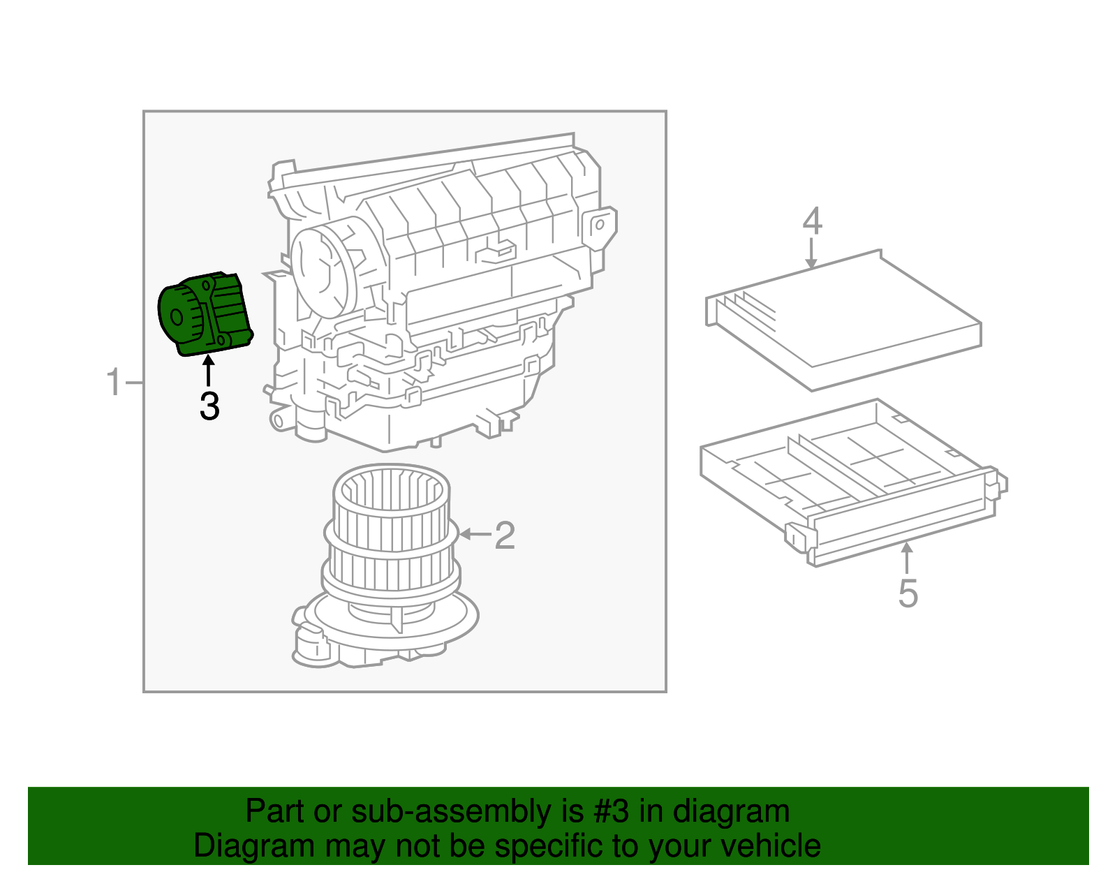 87106-30510 - HVAC Air Adjustment Control Motor 2013-2025 Lexus | Lexus ...