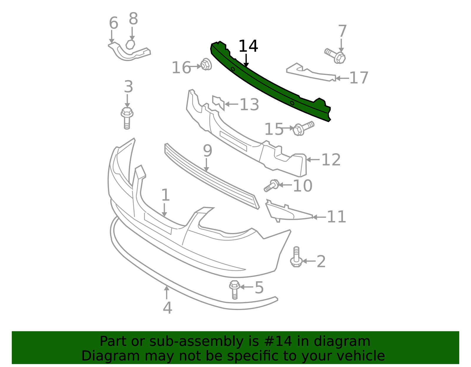 Impact Bar 86530-2H000 | MotorMotor
