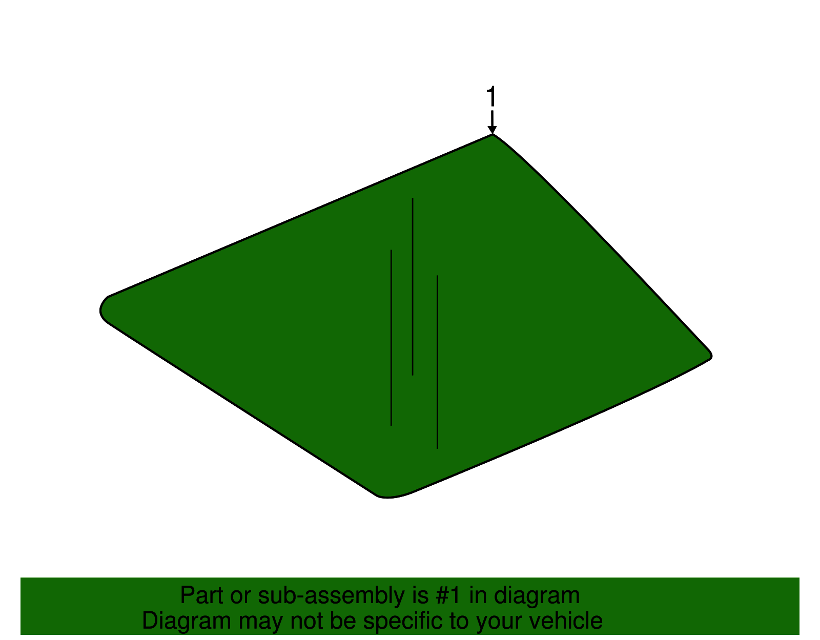 2018-2024 Chevrolet Driver Side Body Side Window 84252236 | Capital ...