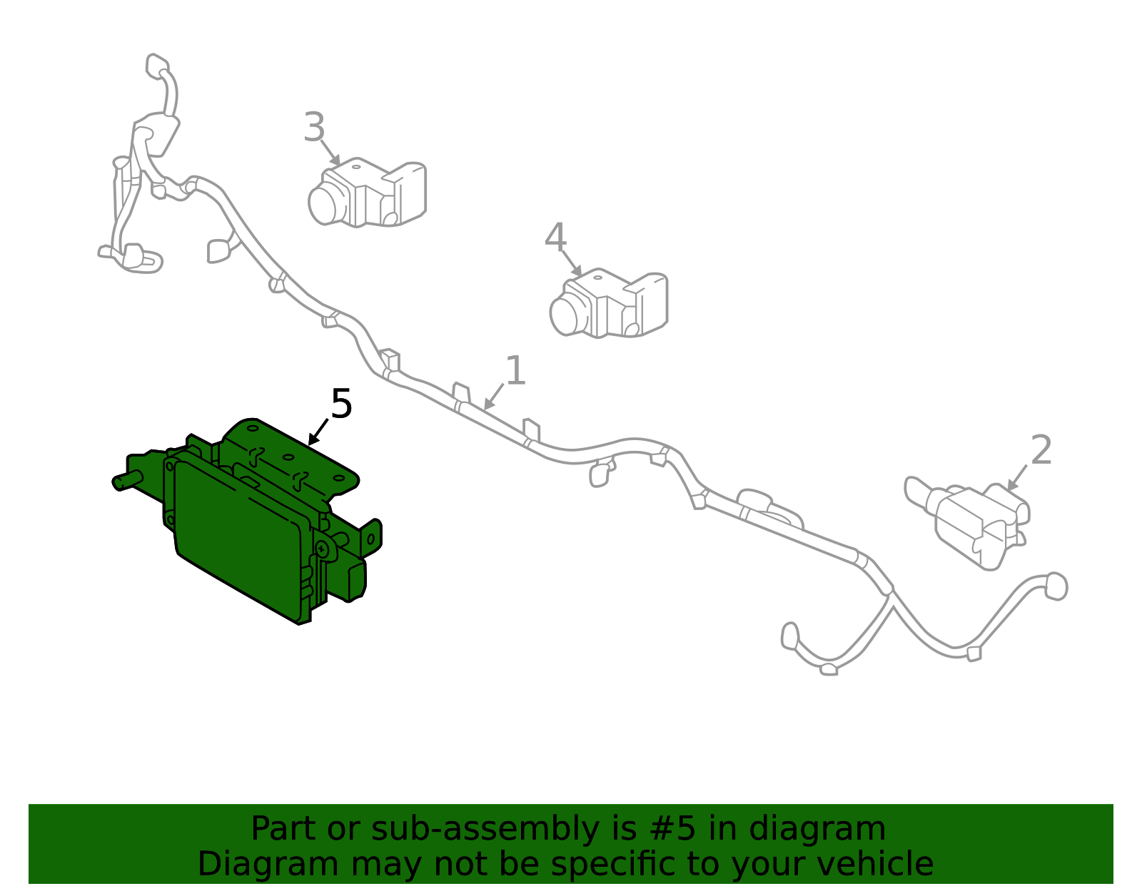 2020-2022 Kia Sportage Distance Sensor 99110-D9510 | OEM Parts Online