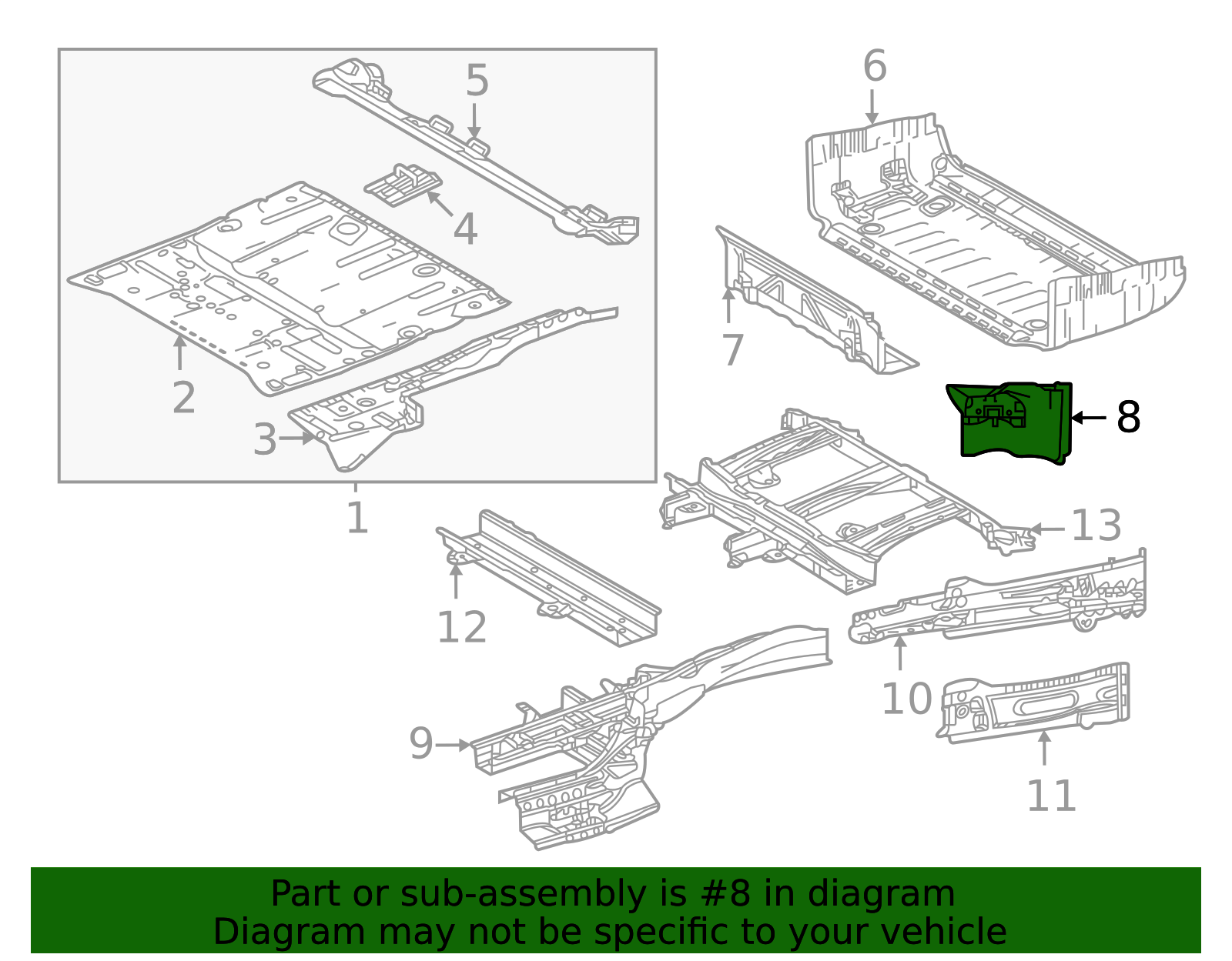 58204-08010 - Closure Panel 2021-2025 Toyota Sienna | Toyota San Diego ...