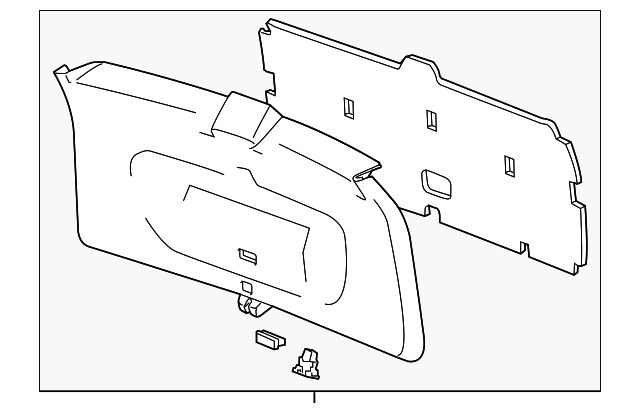 85518621 - Lower Gate Trim 2018-2024 Chevrolet | Chevrolet Parts Direct