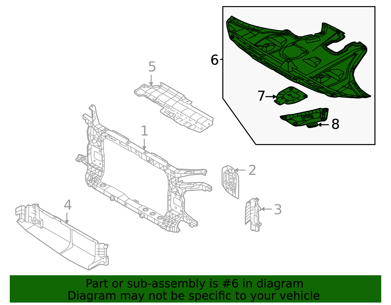 2022-2025 Hyundai Tucson Under-Body Shield 29110-N9600 | OEM Parts Online