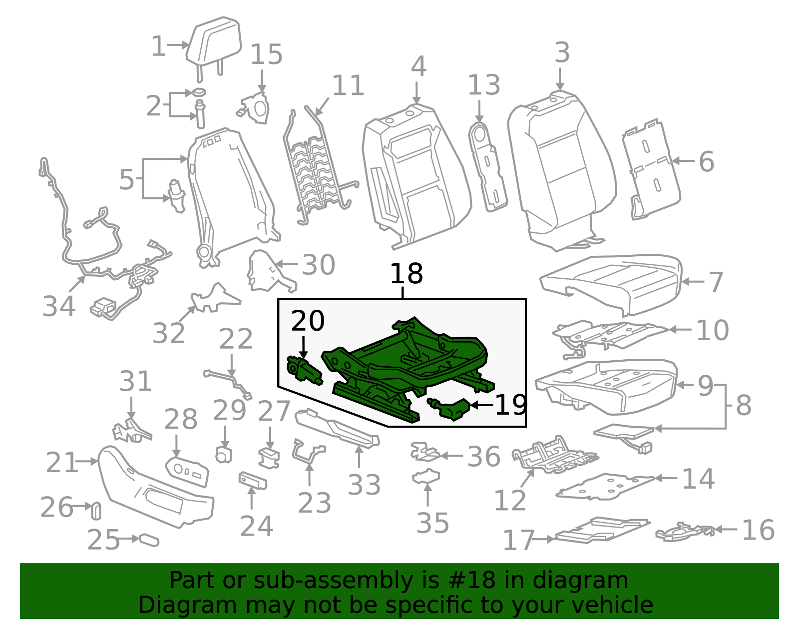 2019-2025 GM Adjuster 13525330 | Courtesy Parts