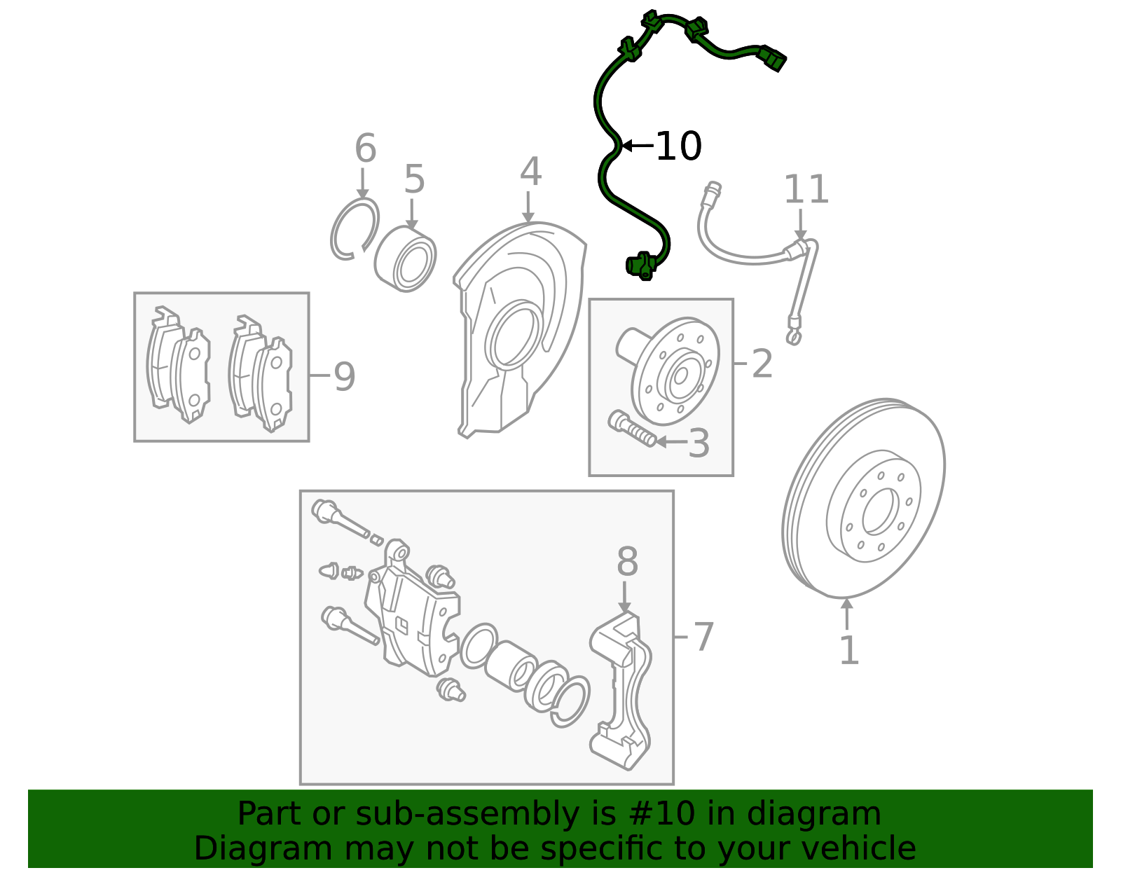 4670A575 - ABS Wheel Speed Sensor 2007-2017 Mitsubishi | Official ...